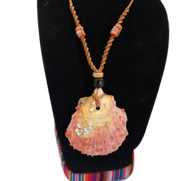 Jewelry | Peruvian Necklace Woven In Macrame Thread And Nazca Sea Shell ...